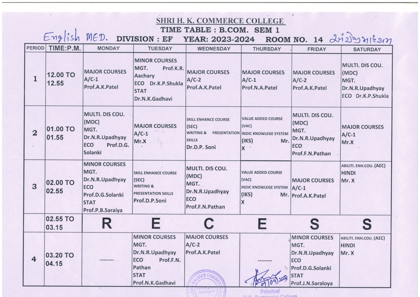 Shree HK Commerce College