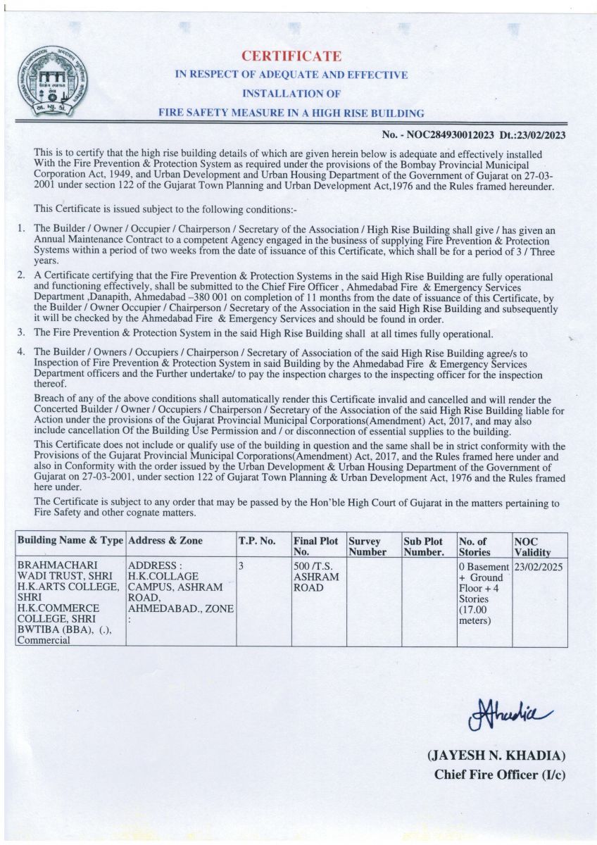 Shree HK Commerce College